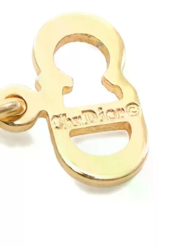 Dior Logo-detail Circle Necklace