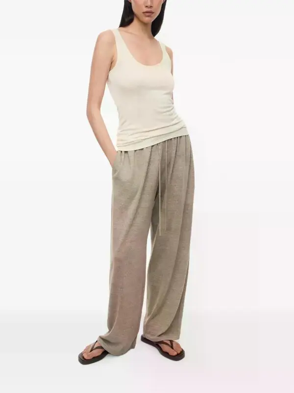 12 STOREEZ Cassiopeia Scoop-neck Silk Jersey Tank Top - White