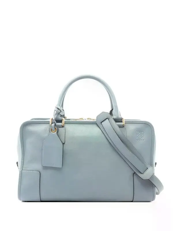 Loewe Amazona Leather Tote Bag - Blue