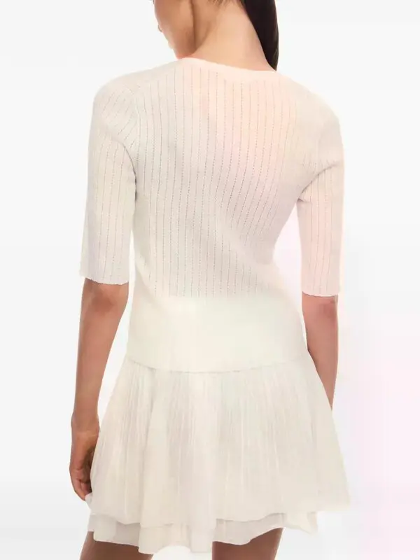 12 STOREEZ Lattice Short-sleeve Cardigan