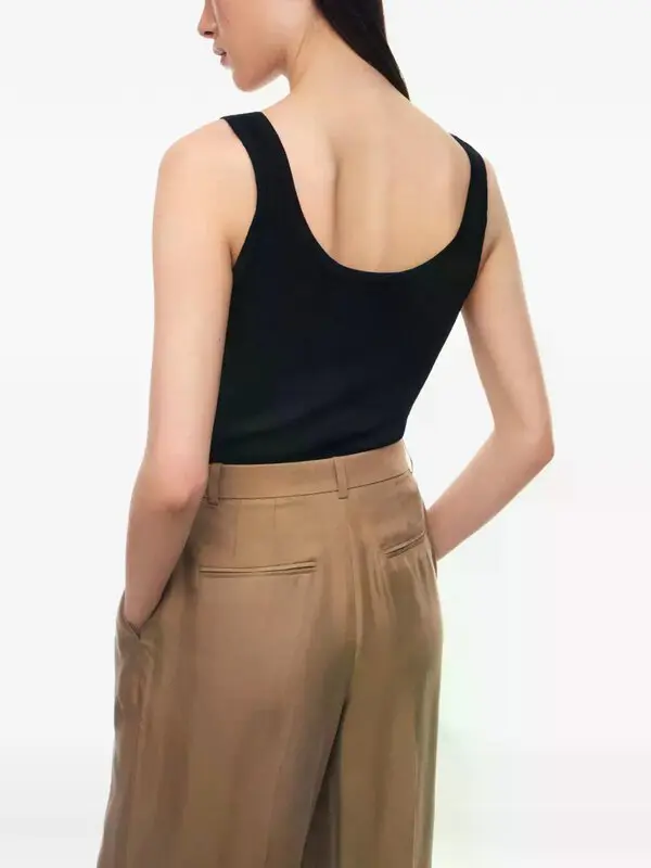 12 STOREEZ Lattice Ribbed Tank Top