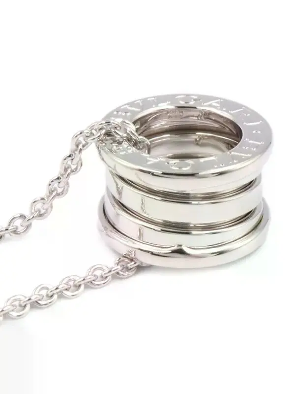 BVLGARI B.zero1 18k Gold Spiral Pendant Necklace