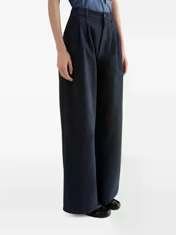JIL SANDER Cotton Drill Trousers