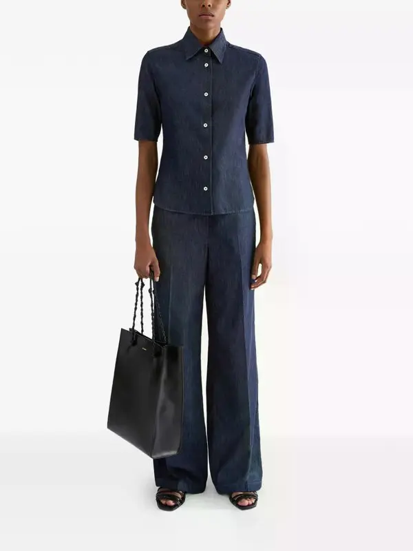 JIL SANDER Chambray Shirt - Blue