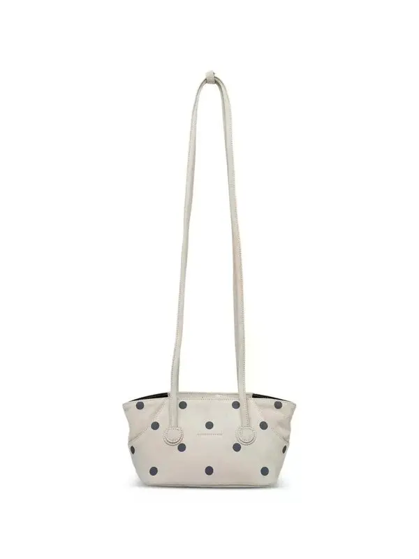 MARGESHERWOOD Polka-dot Leather Shoulder Bag - Neutrals