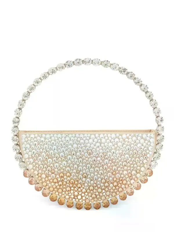 L'ALINGI Eternity Crystal-embellished Clutch Bag - Gold