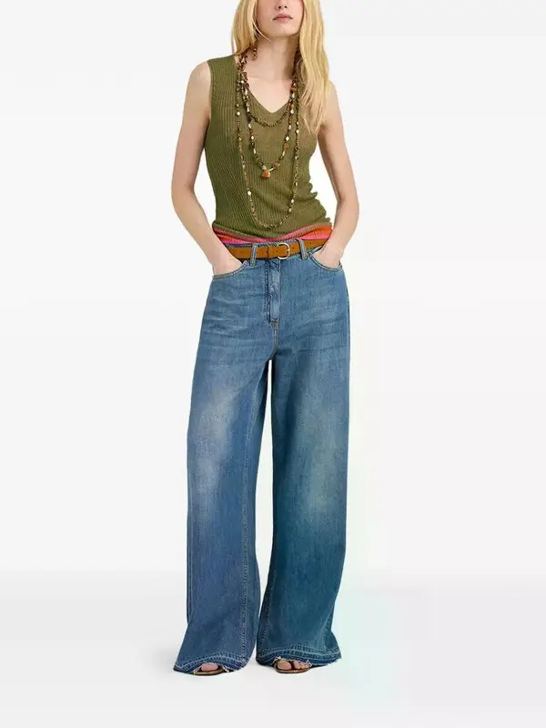 Momoni Ribbed Knit Ella Tank Top
