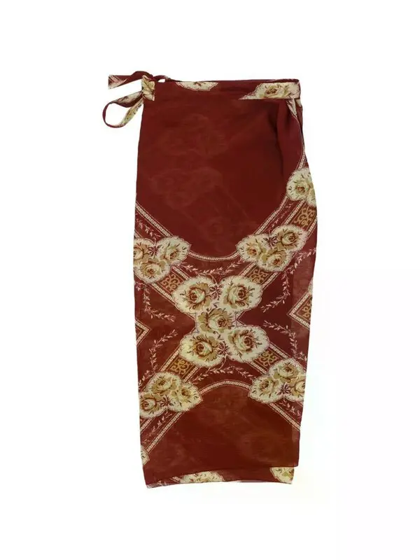 FORTELA Nelly Floral-print Silk Skirt