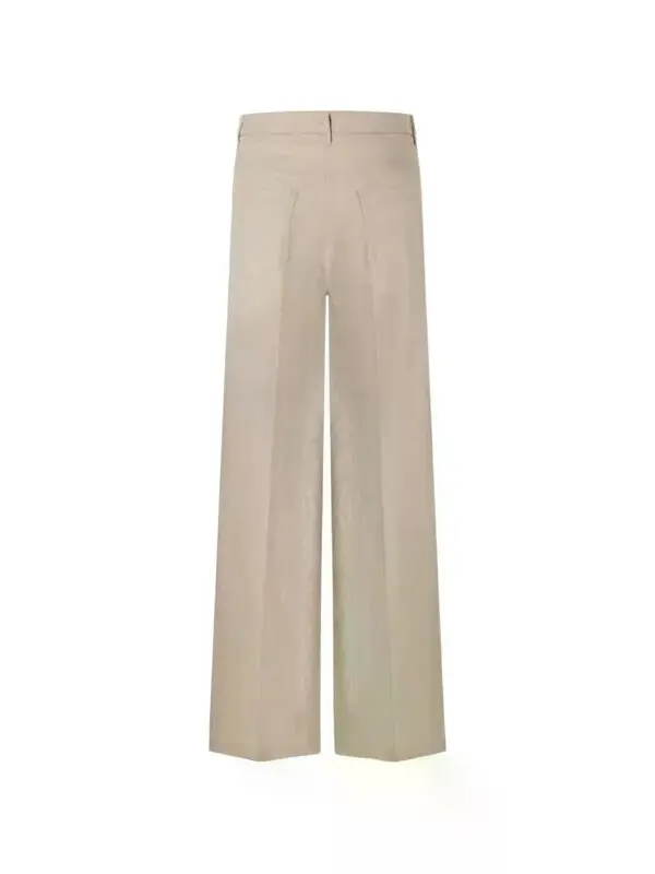 CAMBIO Adrienne Wide-leg Trousers - Neutrals
