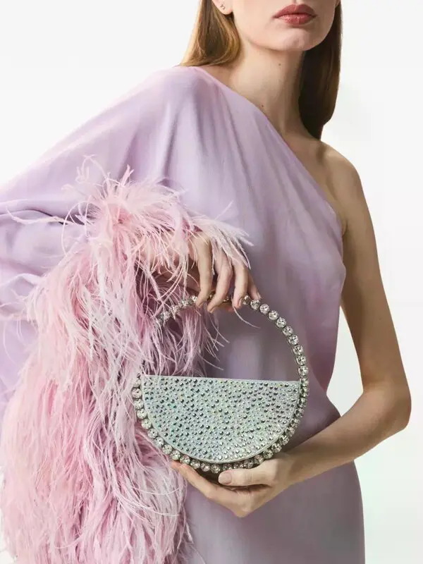 L'ALINGI Eternity Stone-encrusted Clutch Bag