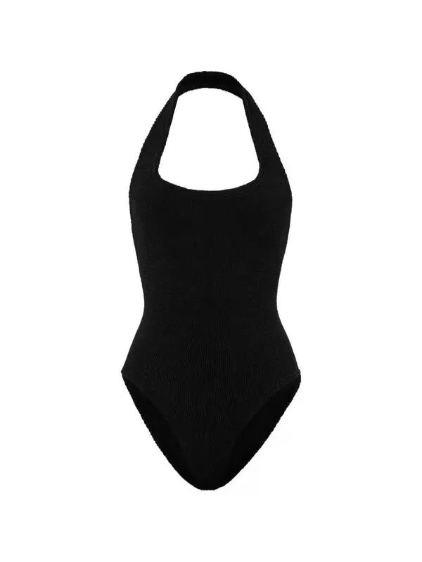 Hunza G Sandy Square-neck Swimsuit - Black