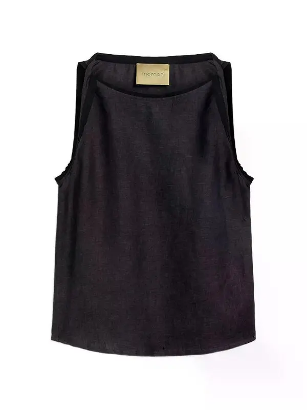 Momoni Linen Torchon Strap Tank Top