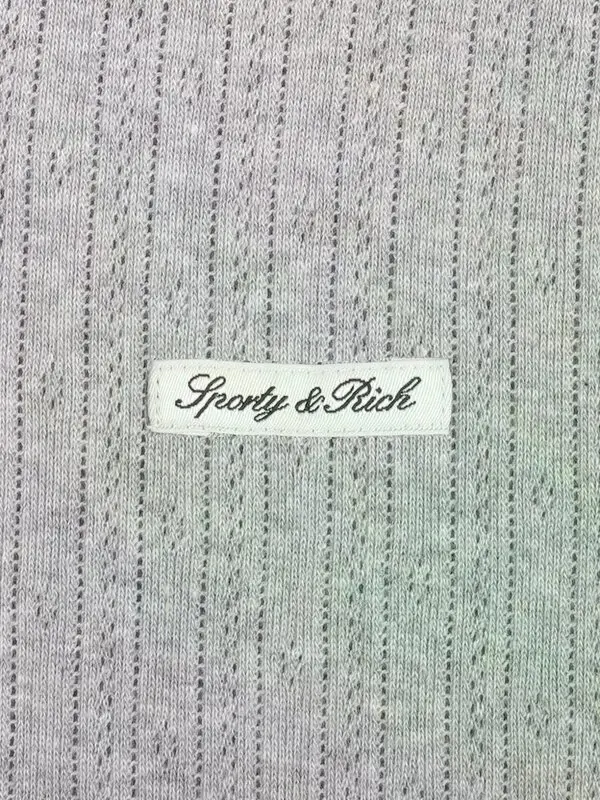 SPORTY & RICH Logo Patch Tank Top