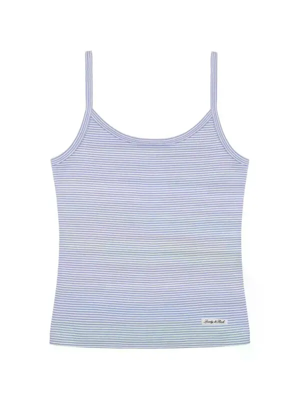 SPORTY & RICH Striped Tank Top