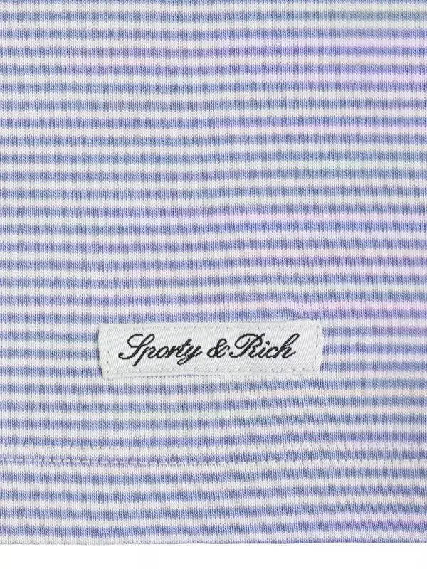 SPORTY & RICH Striped Tank Top