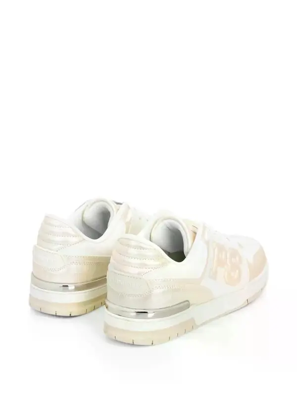 PLEIN SPORT Crocodile-effect Perforated Toe Sneakers