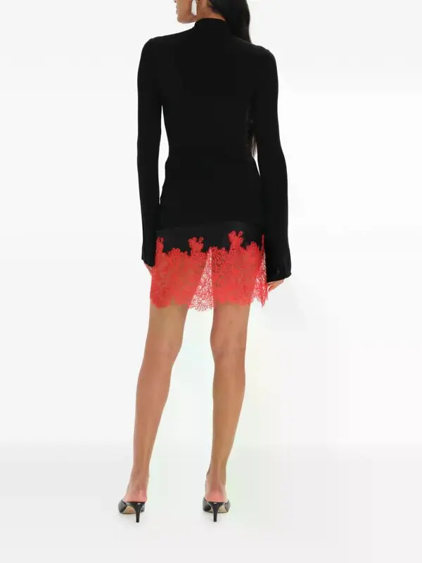 MANURI Embellished High Neck Blouse