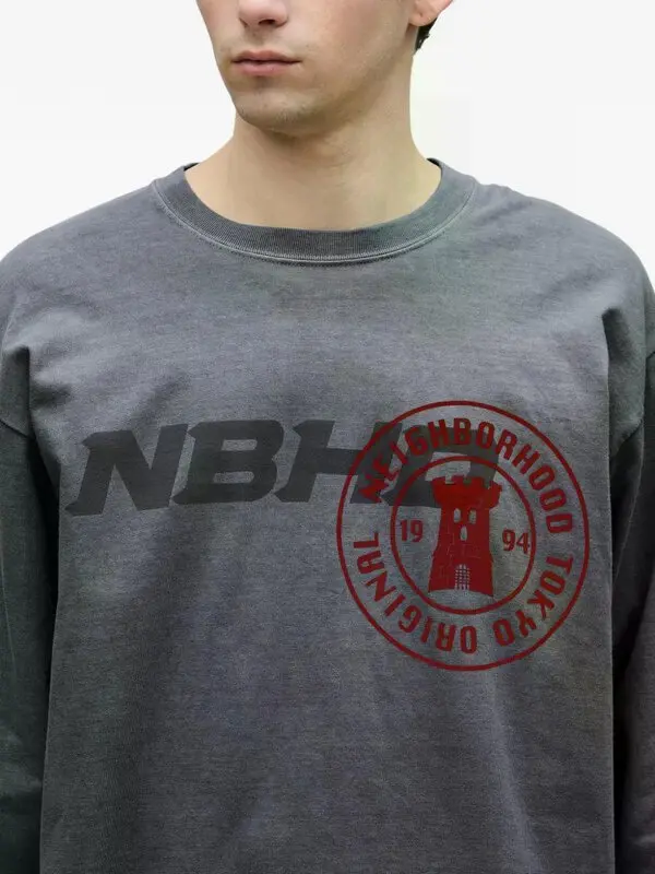 NEIGHBORHOOD Logo-print Long-sleeved T-shirt