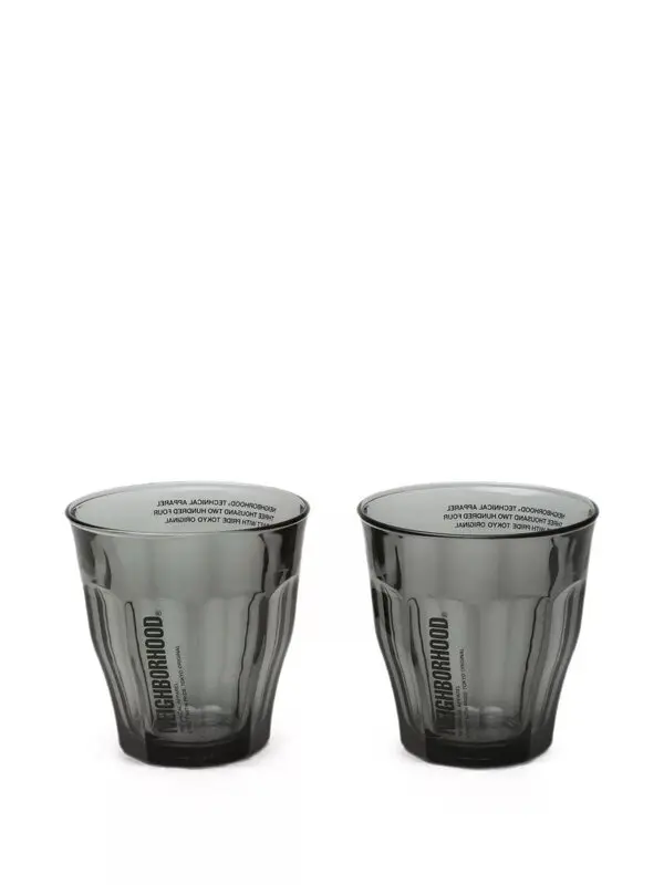 NEIGHBORHOOD Logo-print Glasses - Grey