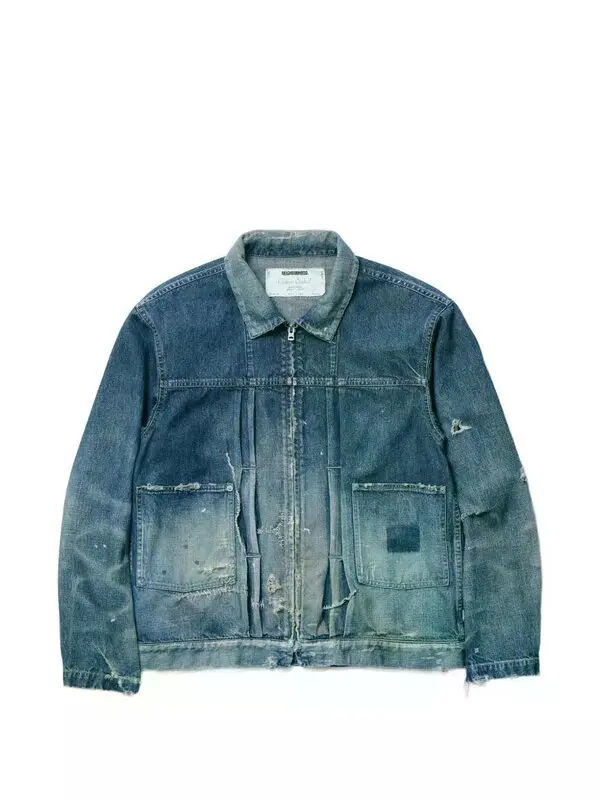 NEIGHBORHOOD Distressed Denim Jacket