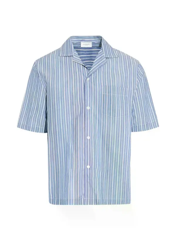 PAOLO PECORA Striped Short-sleeve Shirt