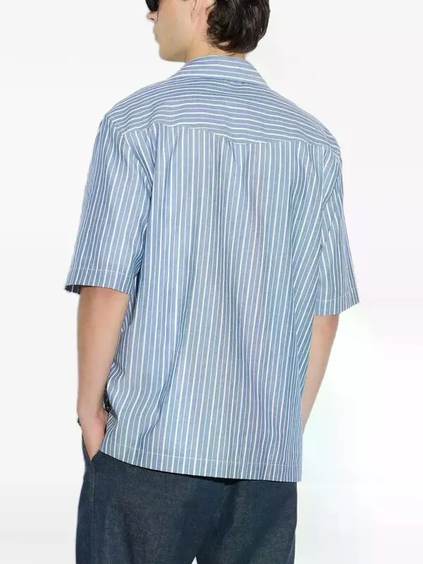 PAOLO PECORA Striped Short-sleeve Shirt