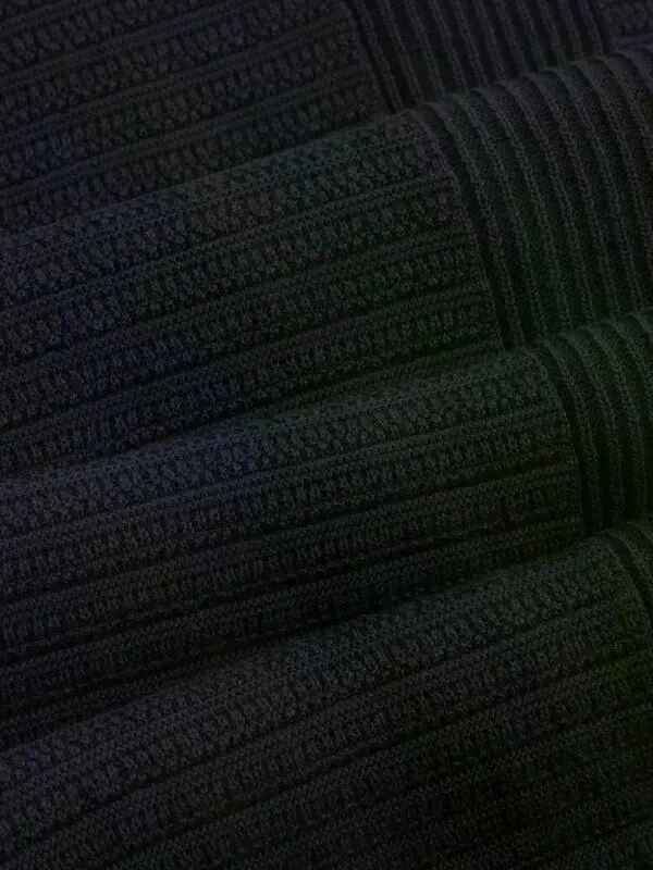 PAOLO PECORA Textured-knit Polo Shirt