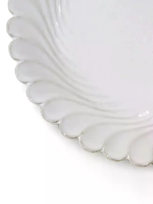 ASTIER DE VILLATTE Peggy Scalloped Swirl-detail Soup Plate