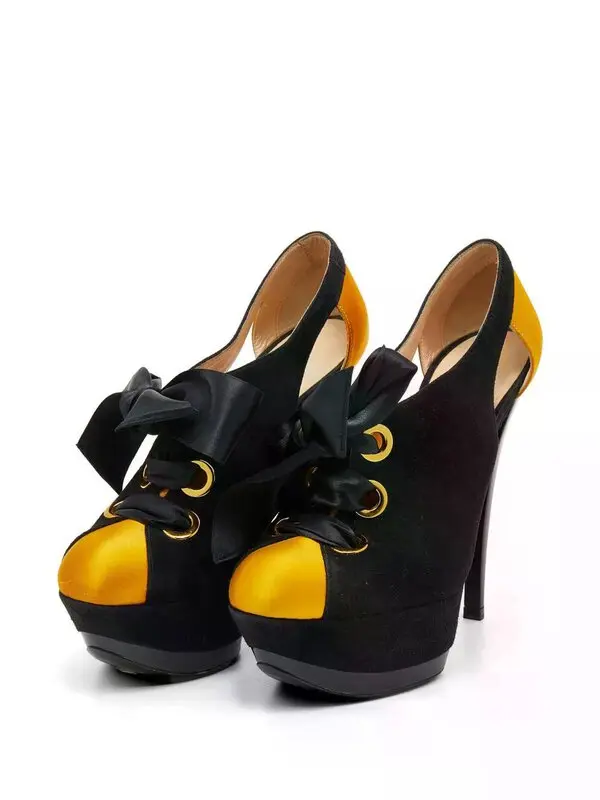 Casadei Lace-up Platform Ankle Boots