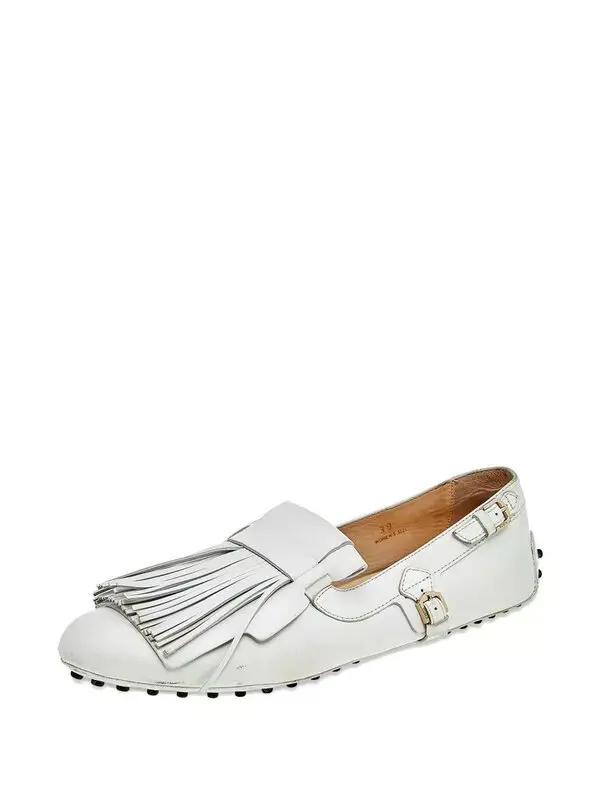 TOD'S Tassel Leather Loafers