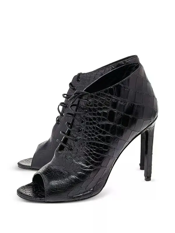 Saint Laurent 100mm Stiletto Ankle Boots