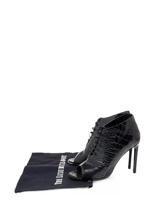 Saint Laurent 100mm Stiletto Ankle Boots