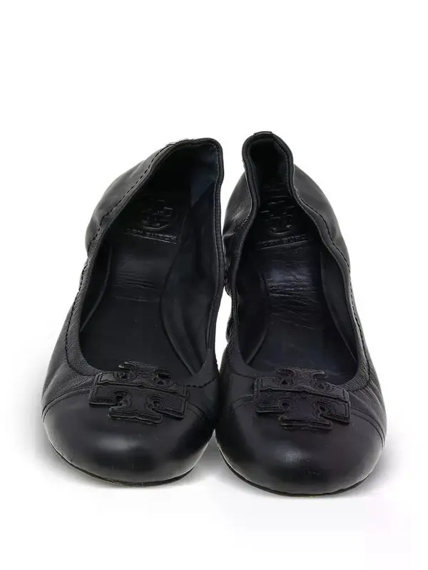 Tory Burch Logo-patch Ballet Flats