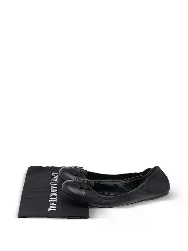 Tory Burch Logo-patch Ballet Flats