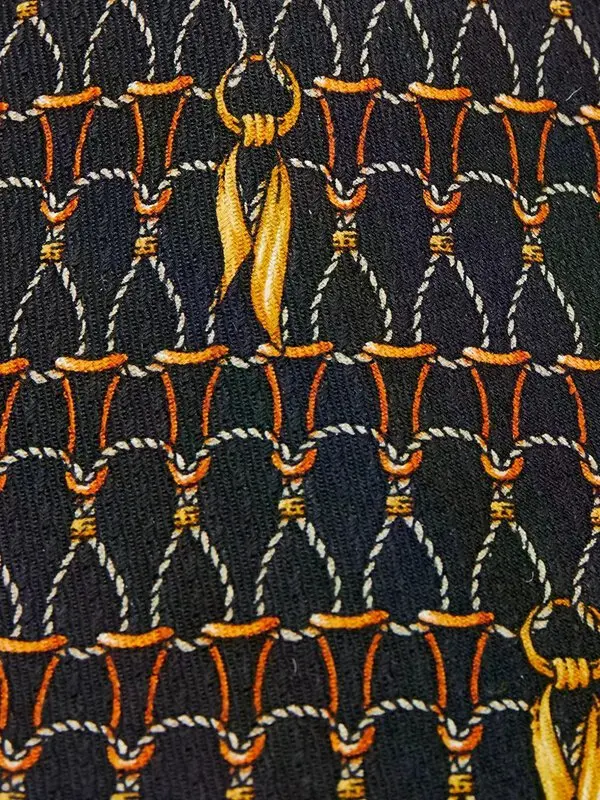 S.t. Dupont Printed Silk Jacquard Tie