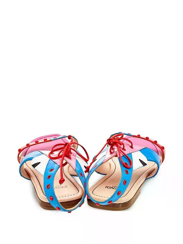 Fendi Ankle-cuff Flat Sandals