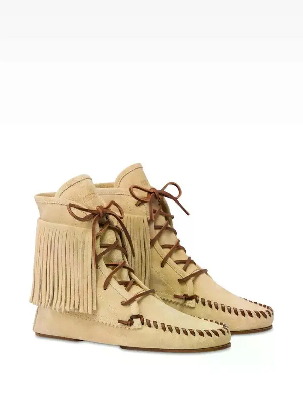 Paris Texas Indiana Fringe-trimmed Ankle Boots