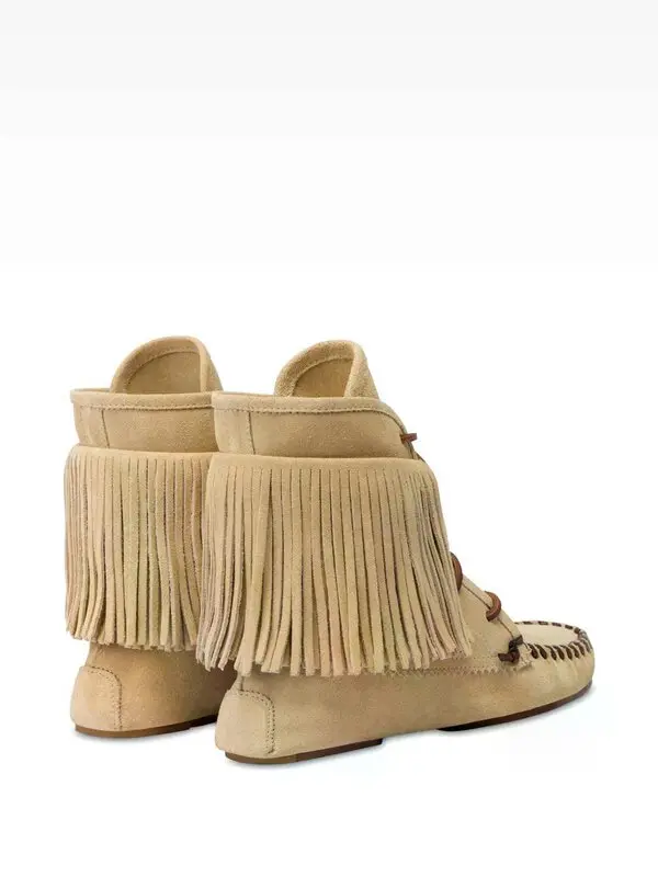 Paris Texas Indiana Fringe-trimmed Ankle Boots