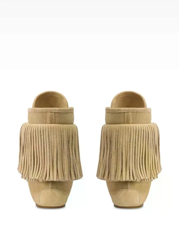 Paris Texas Indiana Fringe-trimmed Ankle Boots