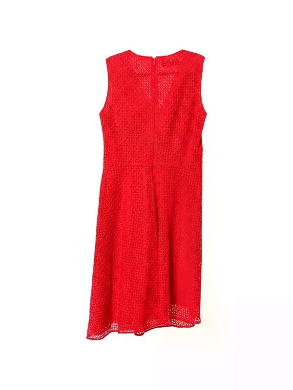 Carolina Herrera Lace Flare Dress