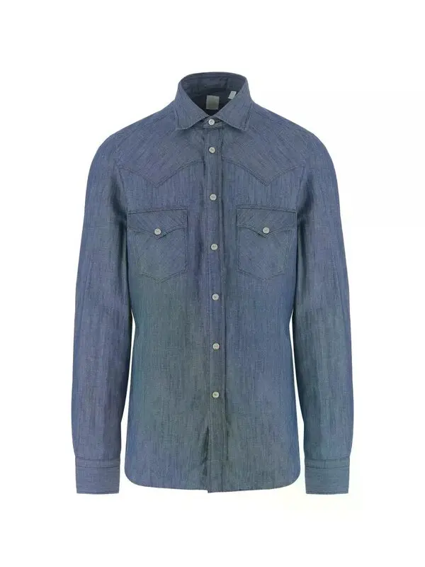FINAMORE 1925 Chest Patch-pockets Shirt