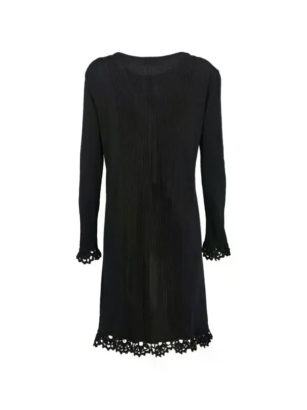 Missoni Crochet-trimmed Sequin Embellished Ribbed Dress