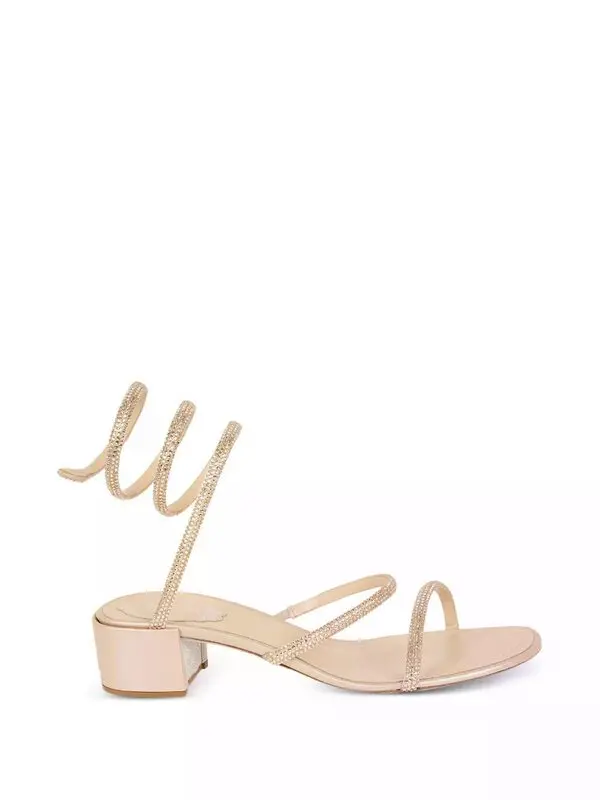 Rene Caovilla Cleo Crystal-embellished Sandals