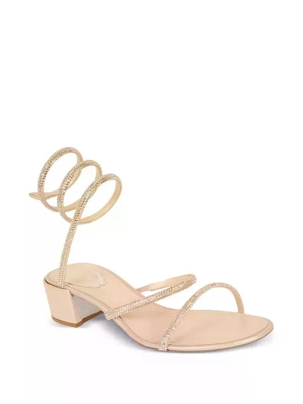 Rene Caovilla Cleo Crystal-embellished Sandals