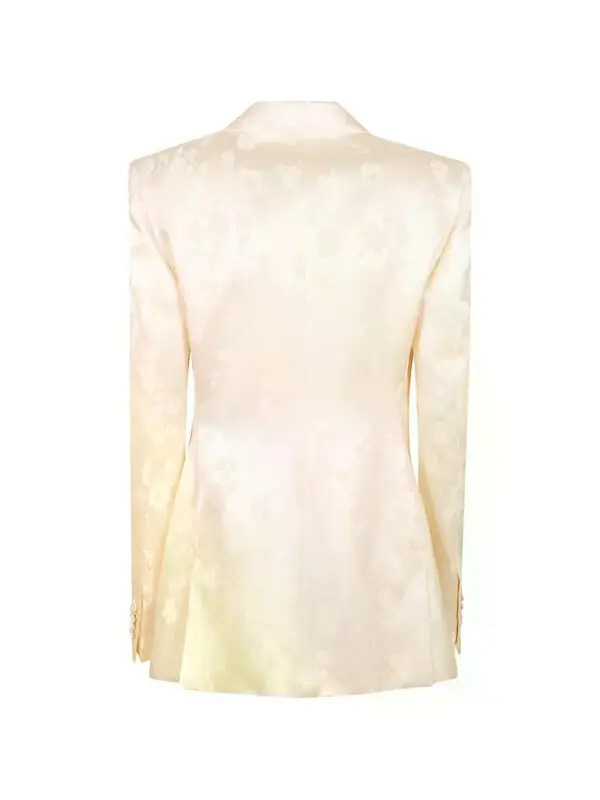 Gabriela Hearst Floral-jacquard Double-breasted Blazer