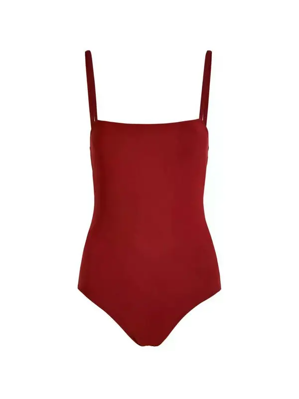 NOUNOU Anita Square-neck Swimsuit - Red