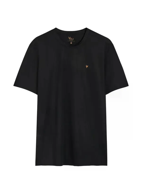 NOW YOU LIVE Shearsby Logo-detail T-shirt - Black