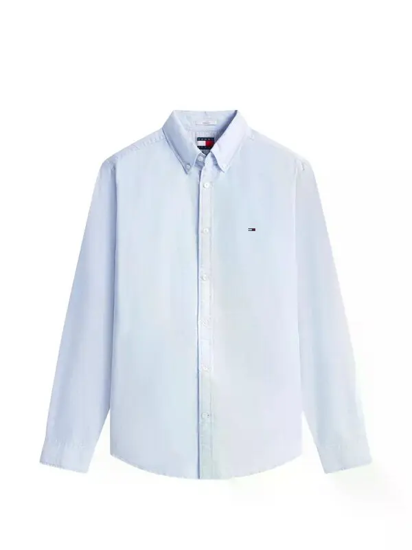 Tommy Hilfiger Logo-embroidered Button-down Shirt