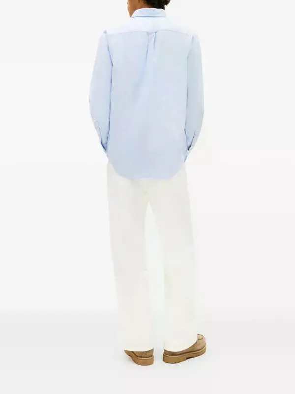 Tommy Hilfiger Logo-embroidered Button-down Shirt