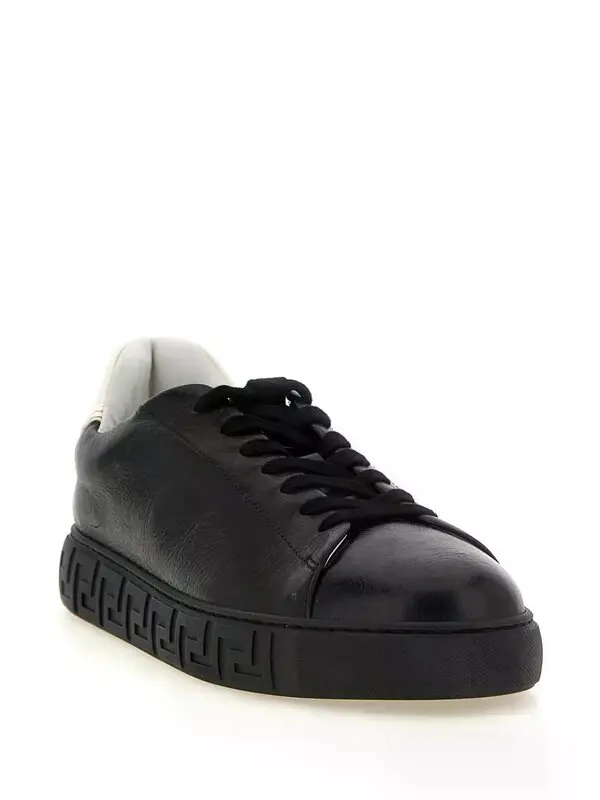 Versace Greca Leather Sneakers
